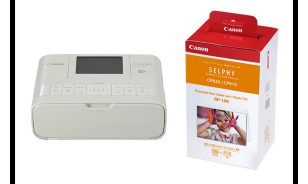 Canon Selphy CP 1300 + RP-108, Computers & Tech, Printers, Scanners & Copiers on Carousell