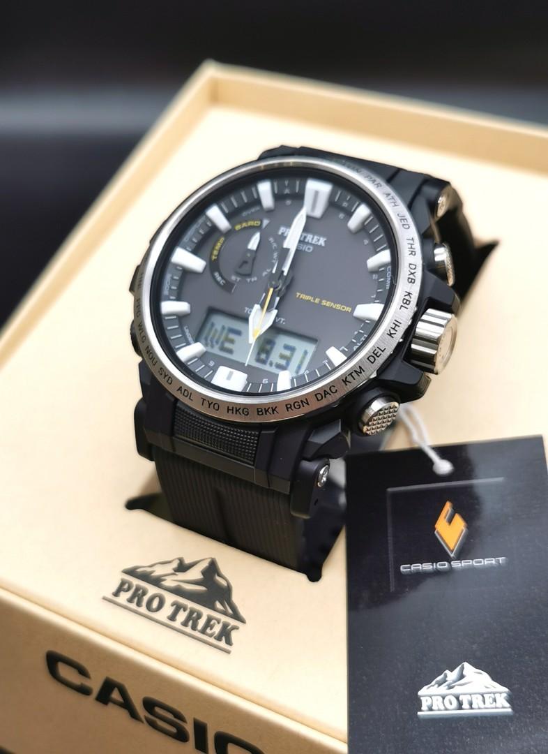CASIO PROTREK, 男裝, 手錶及配件, 手錶 - Carousell