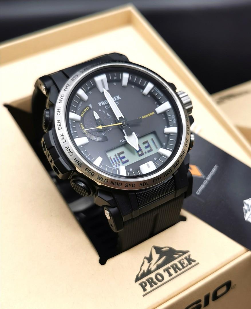 CASIO PROTREK, 男裝, 手錶及配件, 手錶 - Carousell