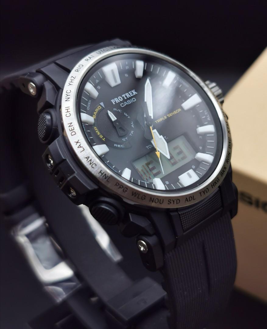 CASIO PROTREK, 男裝, 手錶及配件, 手錶 - Carousell
