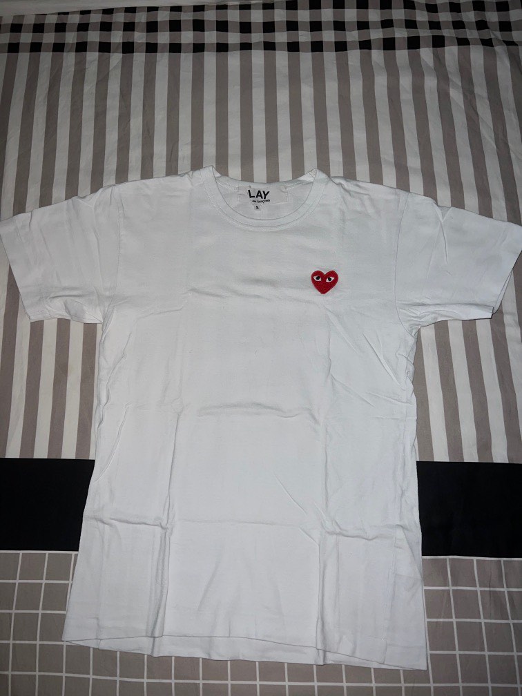 CDG PLAY t-shirt, Men's Fashion, Tops & Sets, Tshirts & Polo Shirts on ...