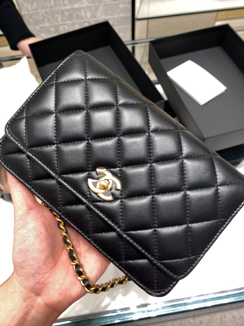 Chanel Pearl Crush WOC, Luxury, Bags & Wallets on Carousell