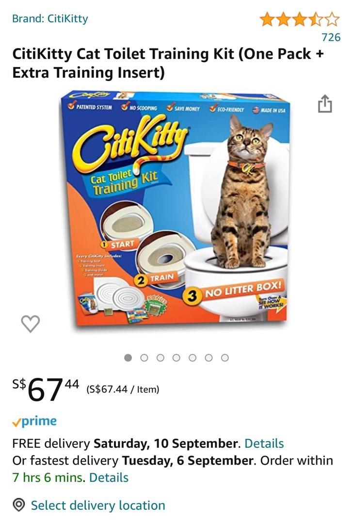 CitiKitty Train your cat to use the toilet, Pet Supplies, Homes & Other ...