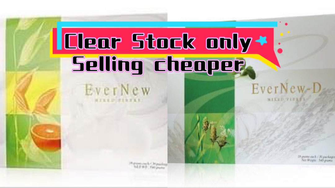 Clear Stock EverNew D, Food & Drinks, Beverages on Carousell