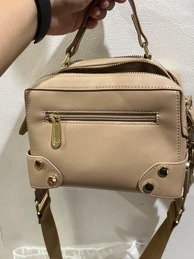 CLN Beige Quilted Design Cross Body Bag, Women's Fashion, Bags ...