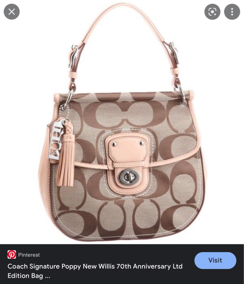Coach 70th Anniversay Limited Edition Poppy Willis Bag, Luxury, Bags ...