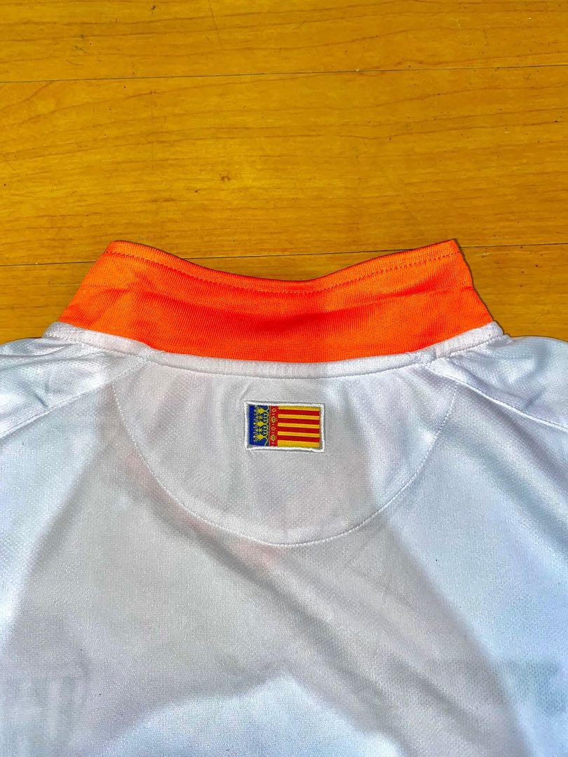 White/orange collared oversized football shirt , Men's Fashion, Tops ...