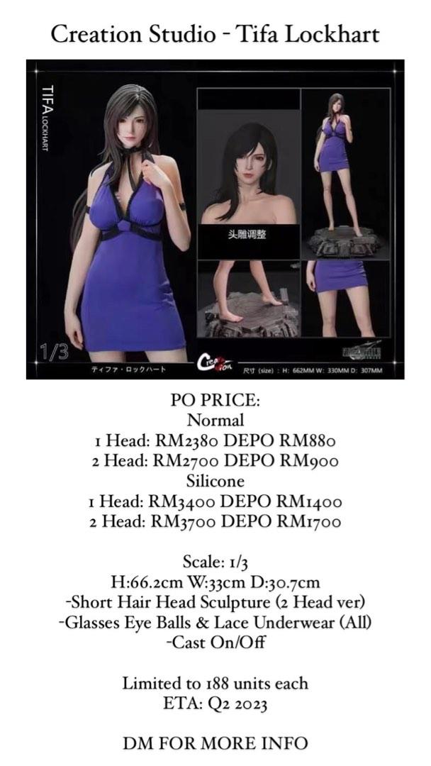 Creation Studio - Tifa Lockhart, Hobbies & Toys, Toys & Games on Carousell