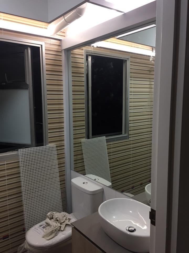 Frameless Mirror / Bomb Shelter Mirror / DB Box Mirror Singapore , Home ...