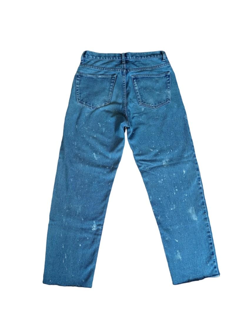 DENIME PAINT SPLATTER, Men's Fashion, Bottoms, Jeans on Carousell