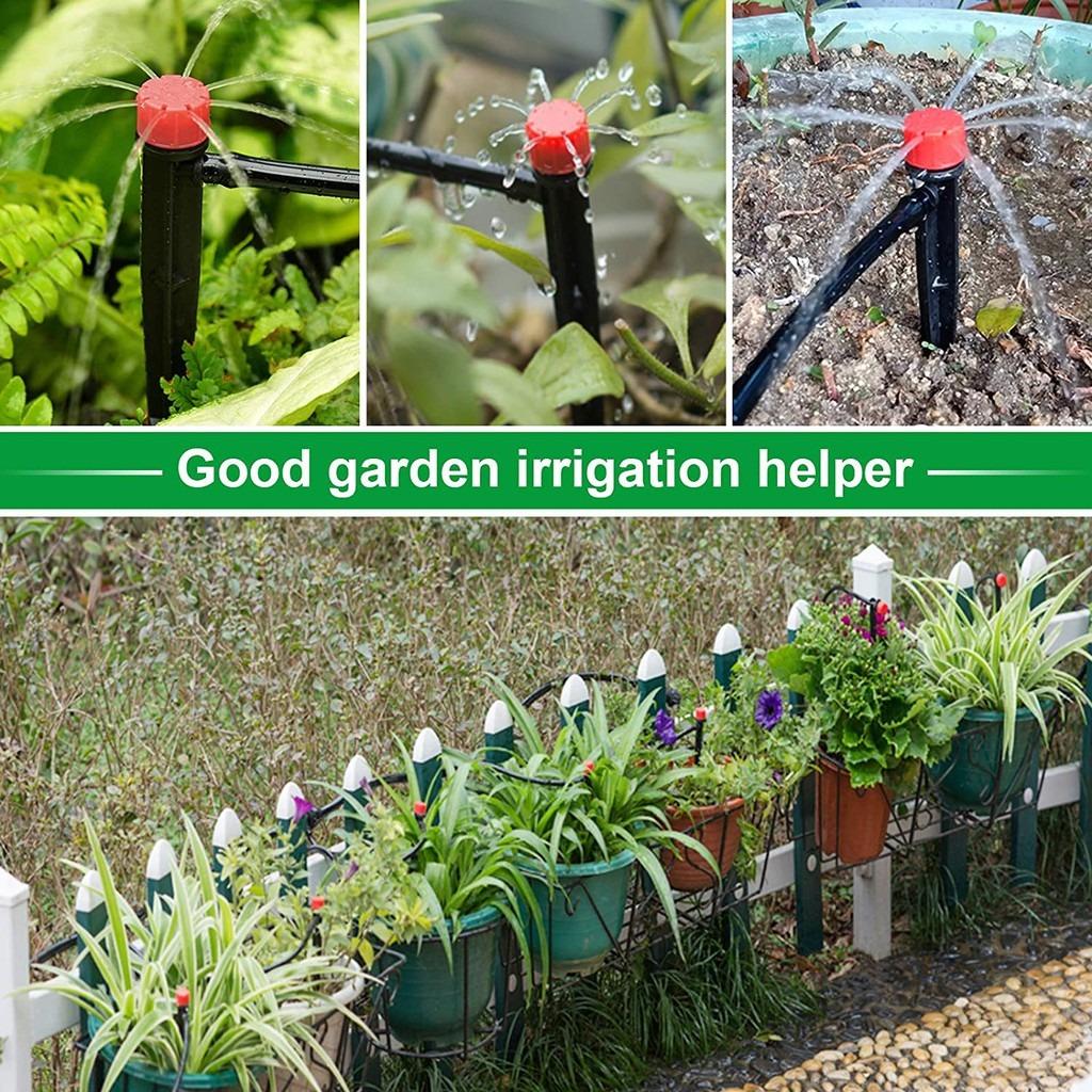 DIY Drip Irrigation Kit Garden Watering System with Misting Nozzles ...