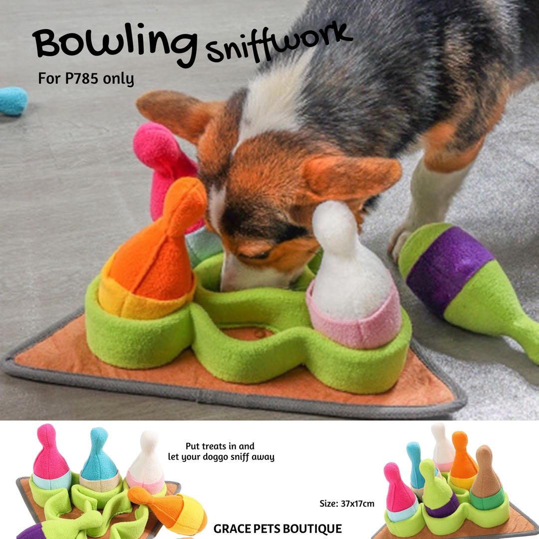 Dog Toy Dog Chew Toy Bowling Sniffwork Snuffle Nosework Train IQ ...