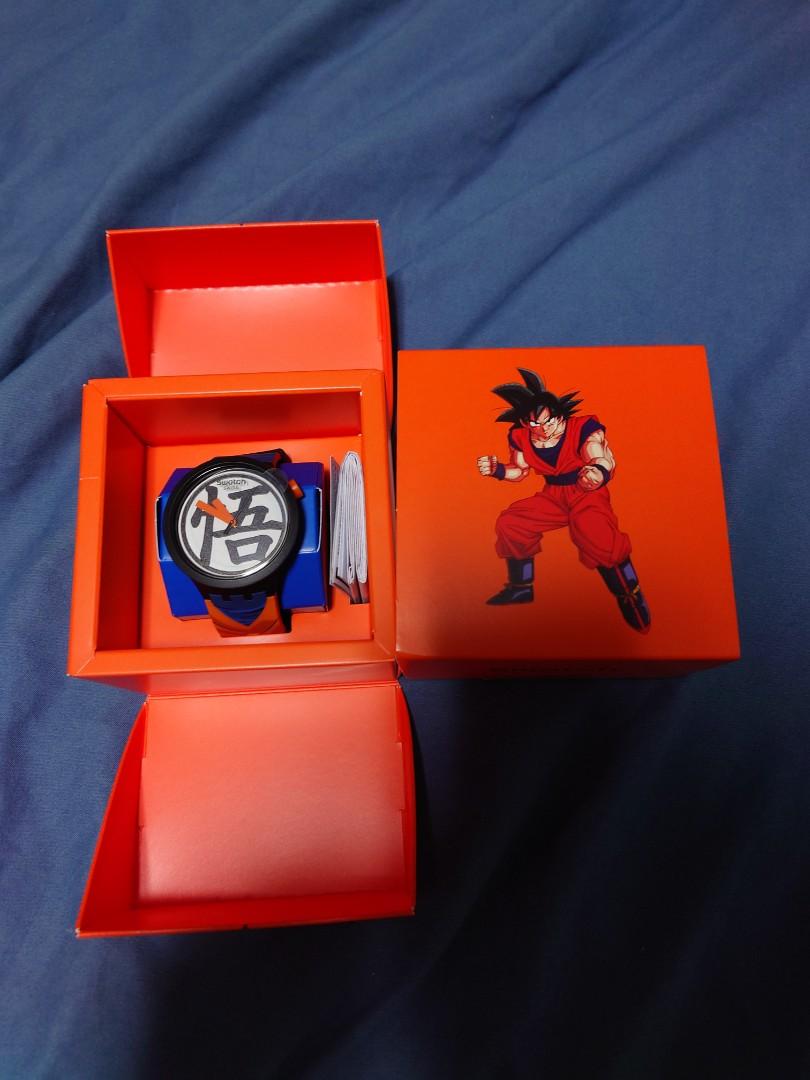 Dragonball X Swatch Goku watch, Men's Fashion, Watches & Accessories ...
