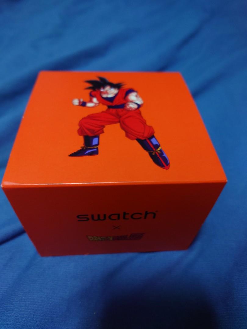 Dragonball X Swatch Goku watch, Men's Fashion, Watches & Accessories ...