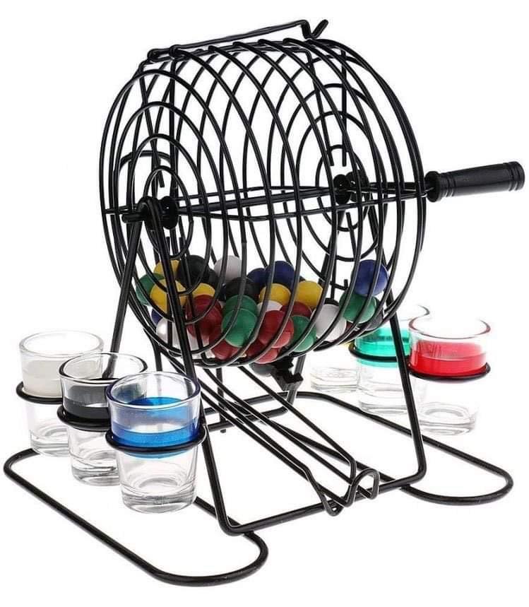 Drinking Bingo With 6 Colored Shot Glasses Fun To Play Drinking GameCan ...