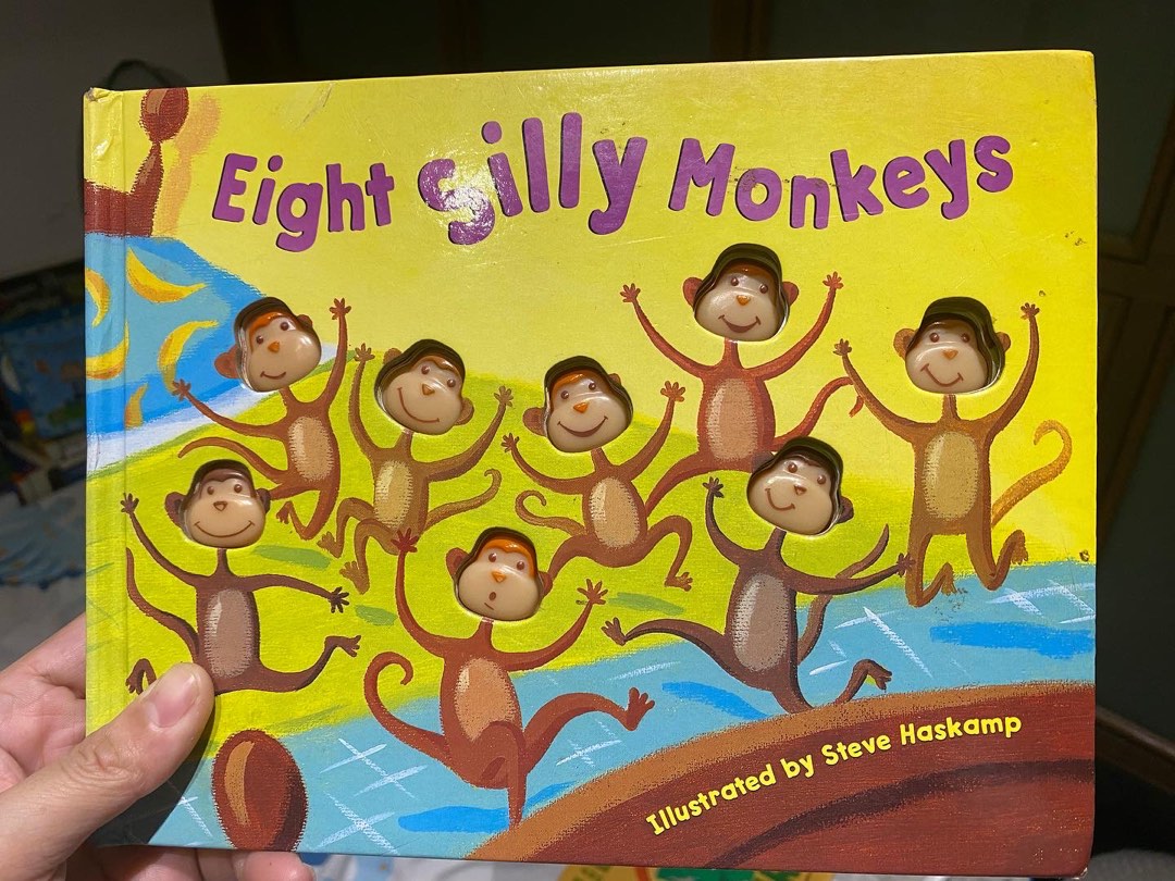 Eight Silly Monkey, Hobbies & Toys, Books & Magazines, Children's Books ...