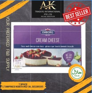 EMBORG NATURAL CREAM CHEESE 1.5KG HALAL, Food & Drinks, Packaged ...