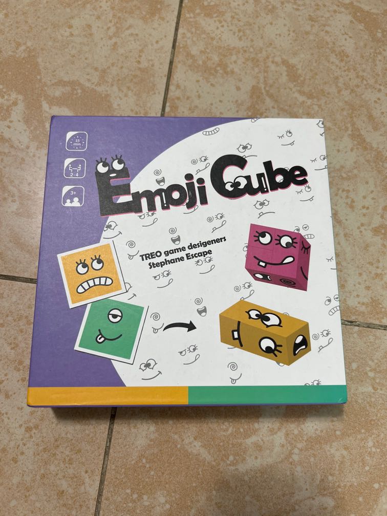 Emoji Cube, 興趣及遊戲, 玩具 & 遊戲類 - Carousell
