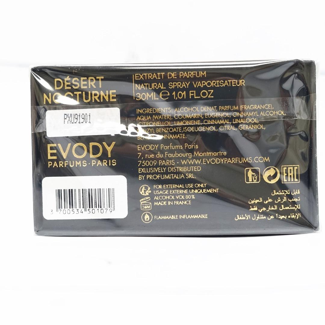 EVODY -Desert Nocturne ﻿沙漠夜晚 Extrait de Parfum 30 ML\ 沉香玫瑰海狸香 動物氣息 ...