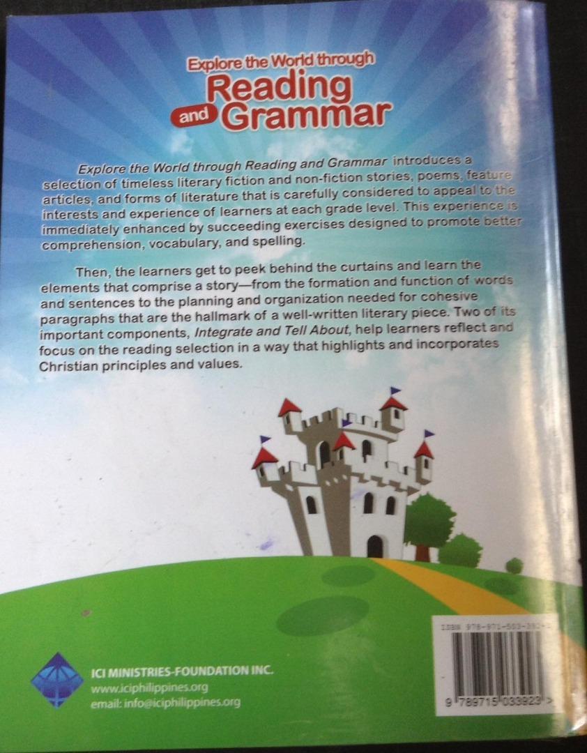 Explore the World through Reading and Grammar 1 K to 12 Ready, Hobbies ...