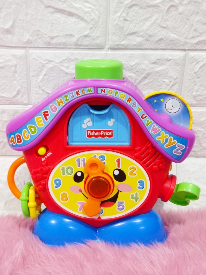 FISHER PRICE LAUGH & LEARN PEEK-A-BOO CUCKOO CLOCK, Babies & Kids ...