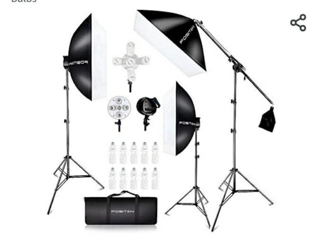 Fositan LS-3000 LED studio lighting kit, Photography, Photography ...