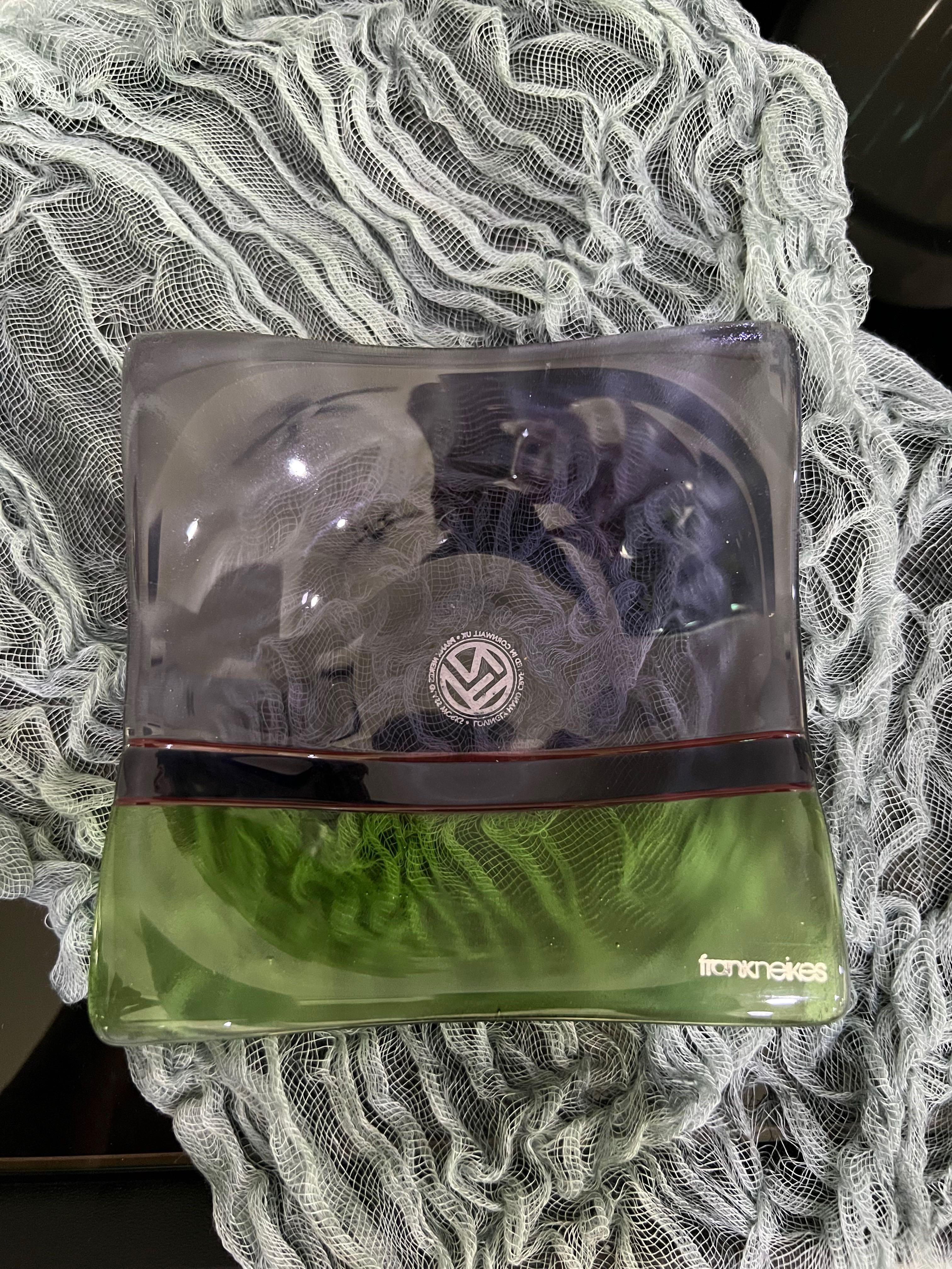 Frank Neikes Hand Crafted Glass Dish, Furniture & Home Living, Home ...