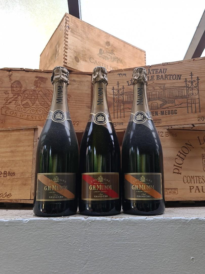 Free DISPLAY ONLY PURPOSE : 3 Bottles of Mumm. UNDRINKABLE., Food ...