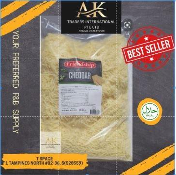 FRIENDSHIP CHEDDAR CHEESE SHRED 2KG HALAL, Food & Drinks, Packaged ...