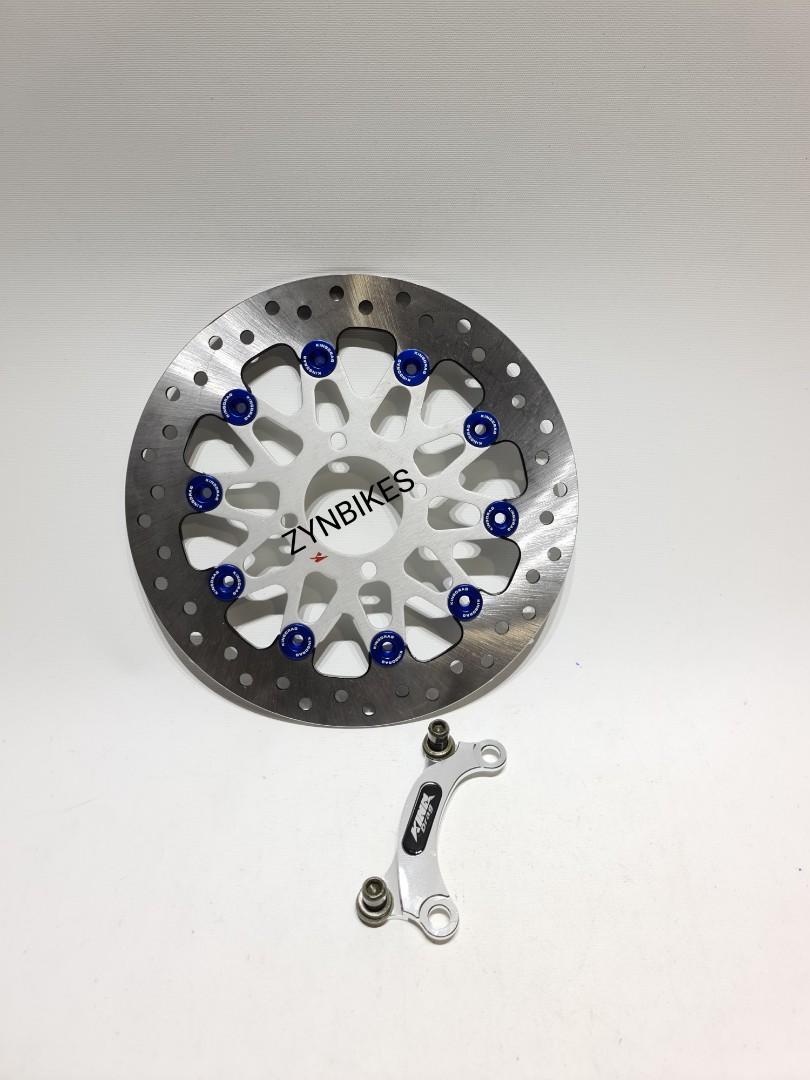 FRONT FLOATING DISC BRAKE PLATE 267MM SET YAMAHA SPARK 135 JUPITER X1R ...