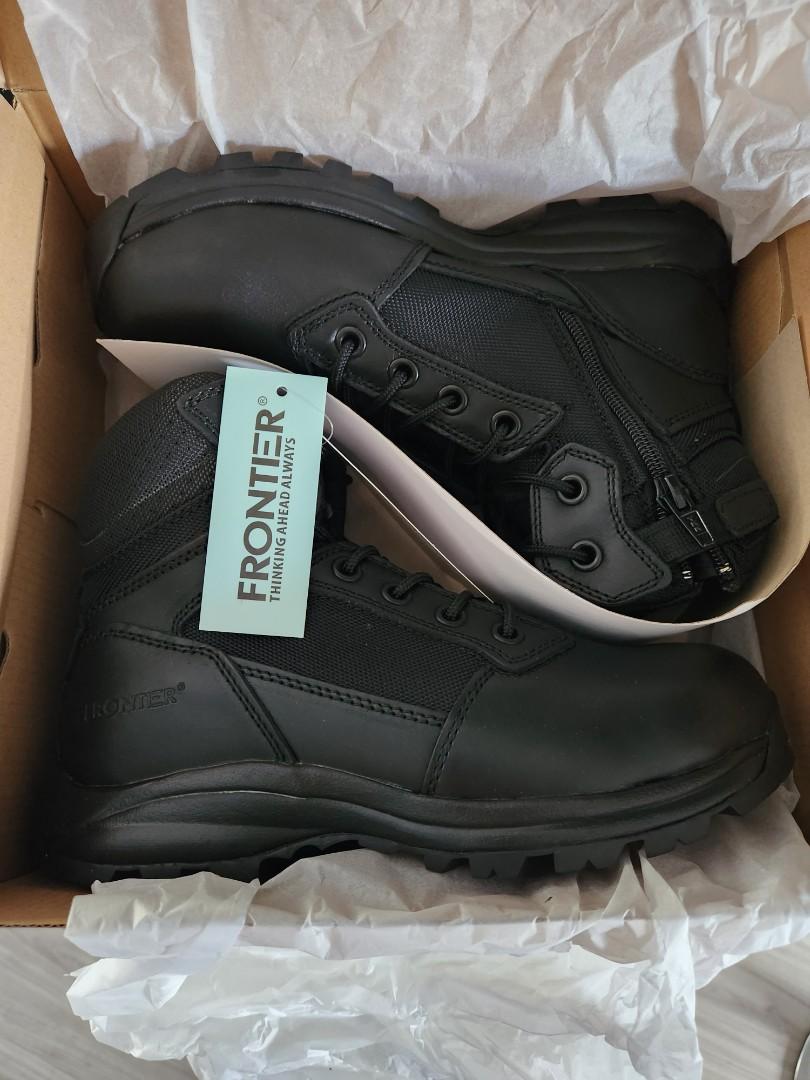 Frontier tactical steel tip boots., Men's Fashion, Footwear, Boots on ...