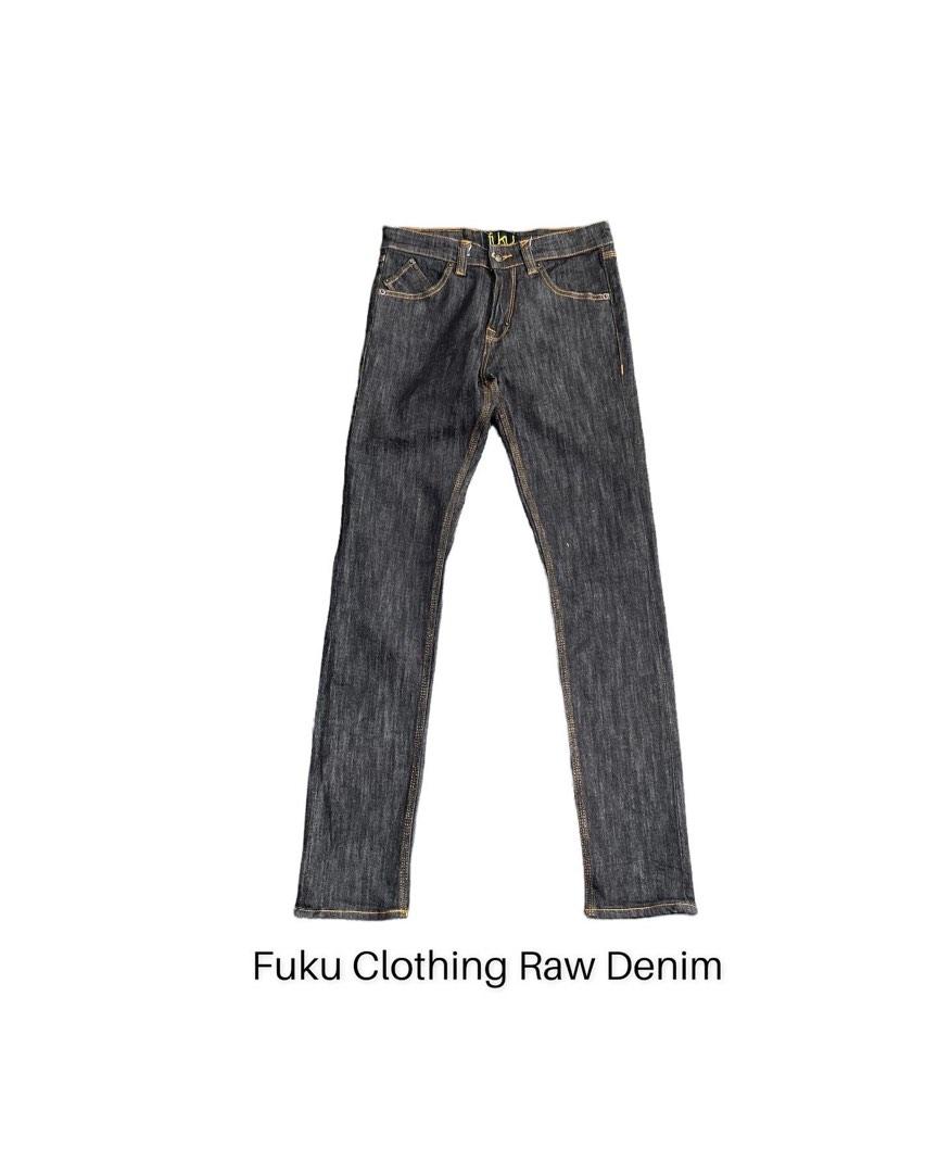 Fuku Clothing Raw Denim, Men's Fashion, Bottoms, Jeans on Carousell