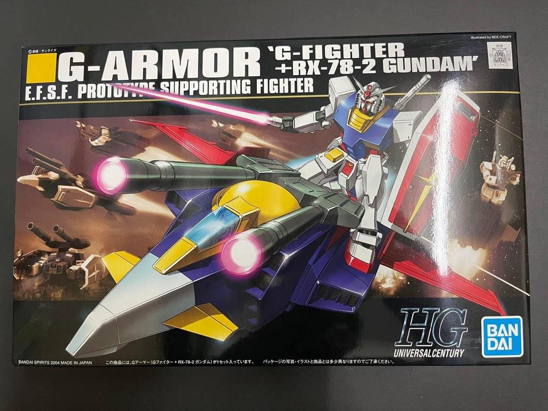高達G戰機HG G-Armor G fighter+RX-78-2 Gundam, 興趣及遊戲, 玩具 & 遊戲類 - Carousell