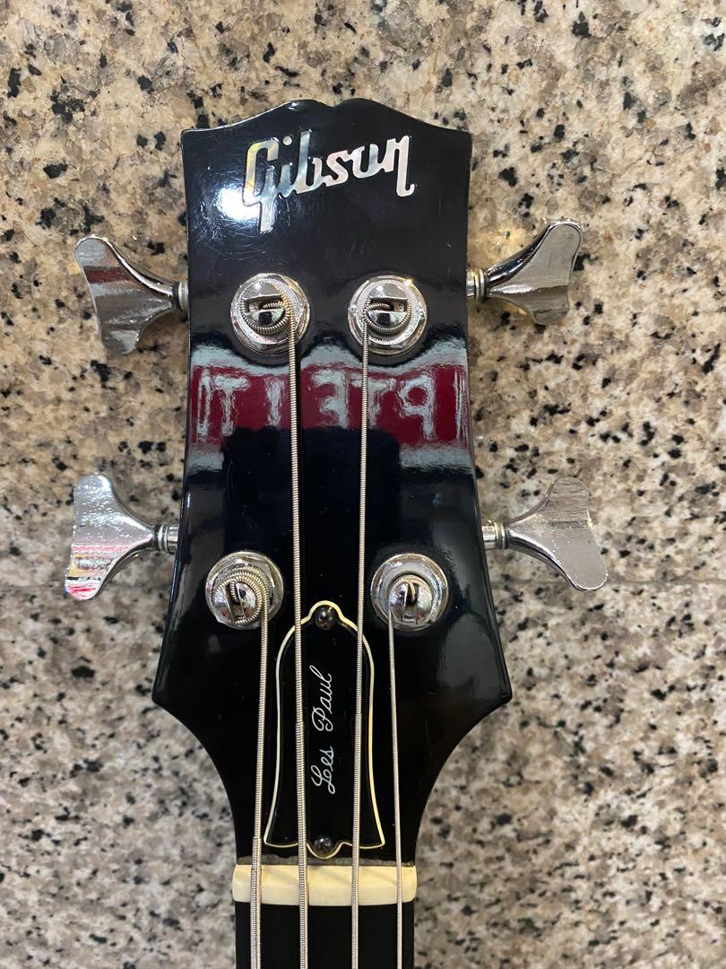 Gibson 1991 Les Paul Bass Guitar-Ebony, Hobbies & Toys, Music & Media ...