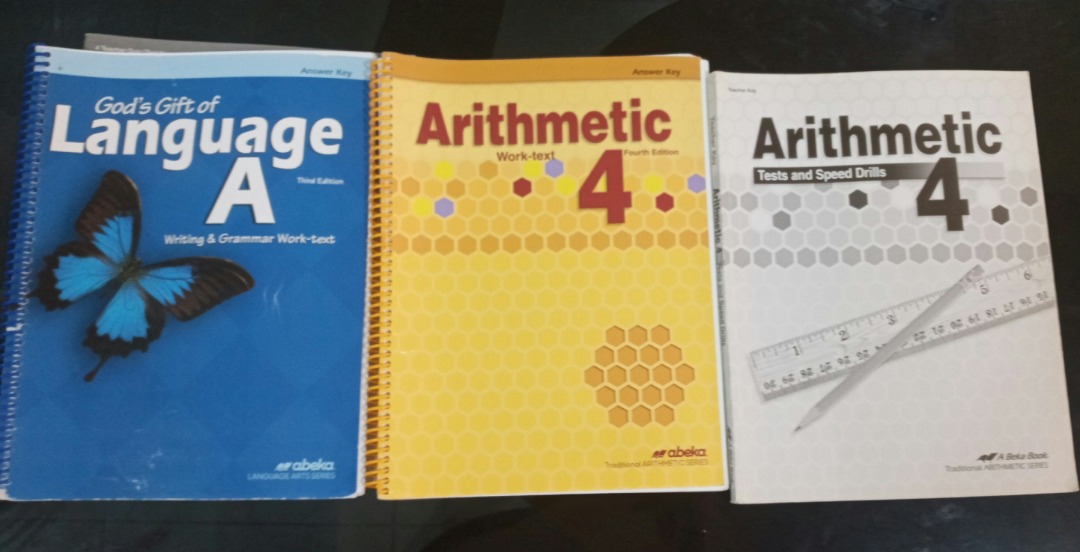 Grade 4 Abeka Math & Language, Hobbies & Toys, Books & Magazines ...