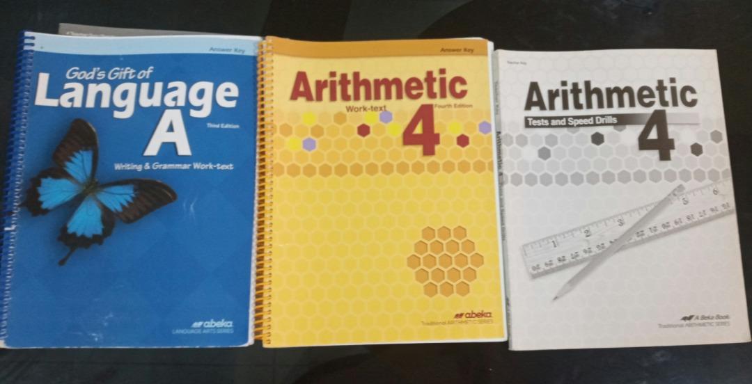 Grade 4 Abeka Math & Language, Hobbies & Toys, Books & Magazines ...