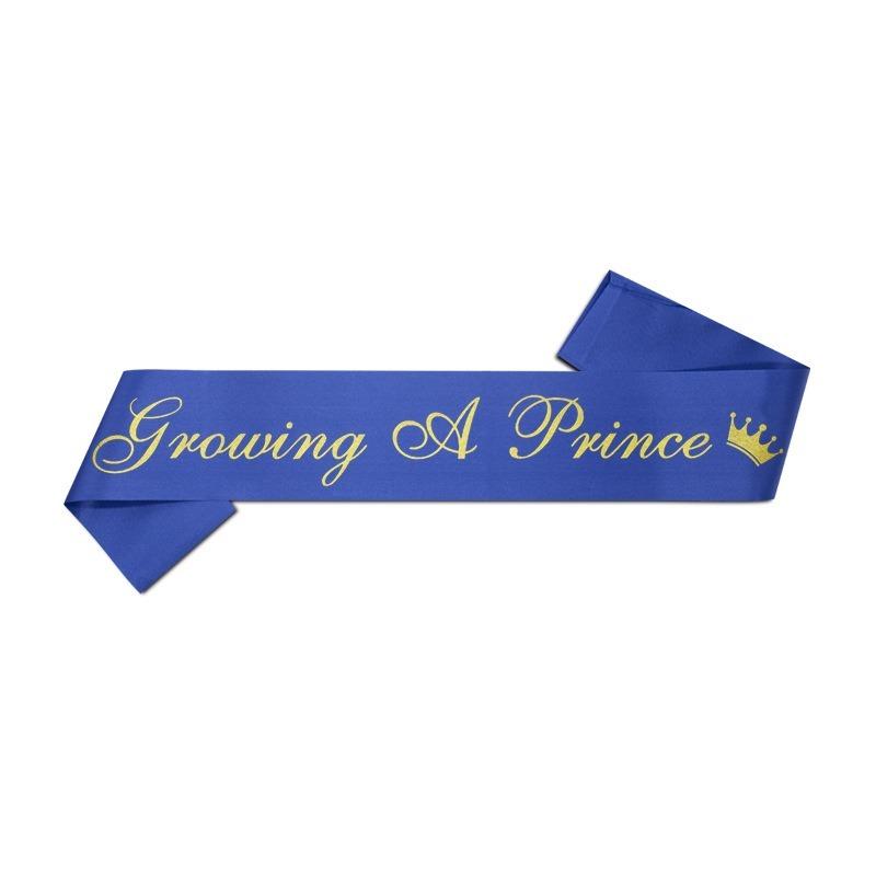 "Growing A Prince" Sash "Growing A Princess" Sash for Baby Shower New ...