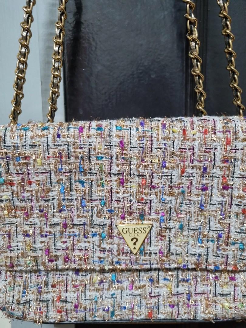 Guess tweed bag, Women's Fashion, Bags & Wallets, Shoulder Bags on ...