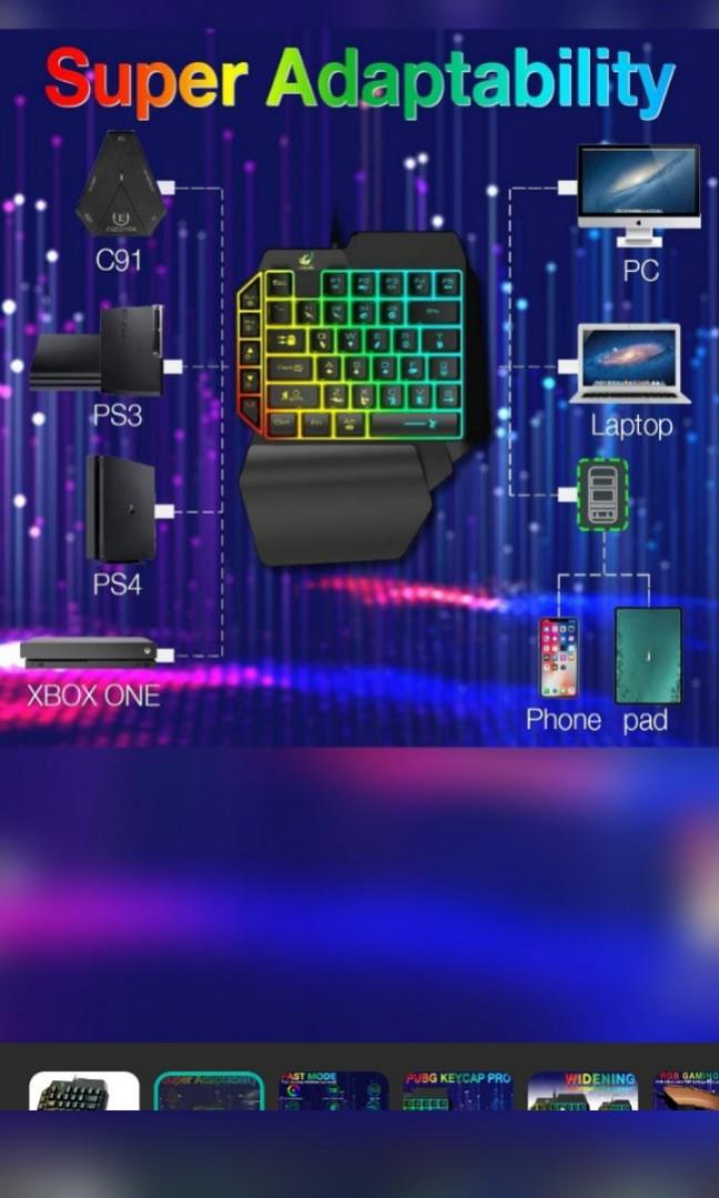 Half keyboardd, Computers & Tech, Parts & Accessories, Other ...