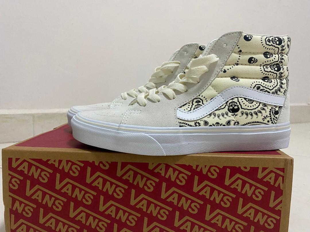 high cut bandana vans, Women's Fashion, Footwear, Sneakers on Carousell