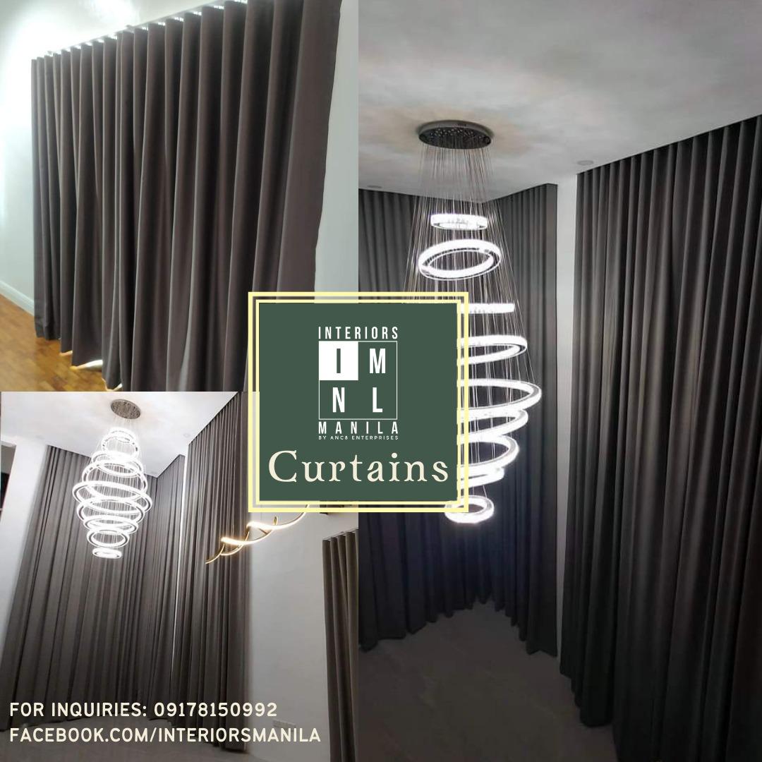 HIGH QUALITY S-FOLD CURTAINS , Furniture & Home Living, Home Decor ...