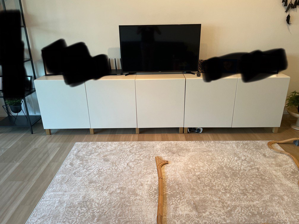 IKEA besta unit, Furniture & Home Living, Furniture, Shelves, Cabinets ...