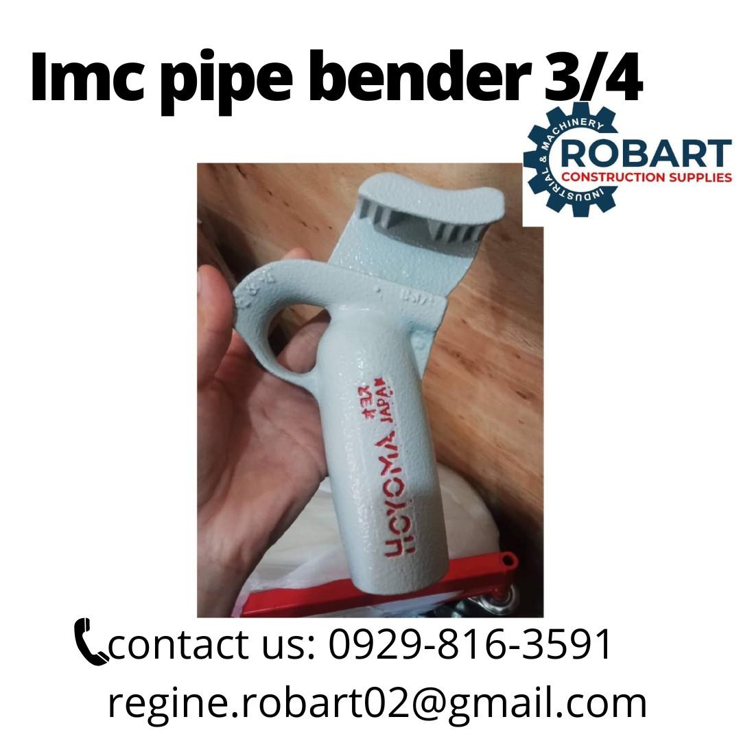 IMC pipe bender 3/4, Commercial & Industrial, Construction Tools ...