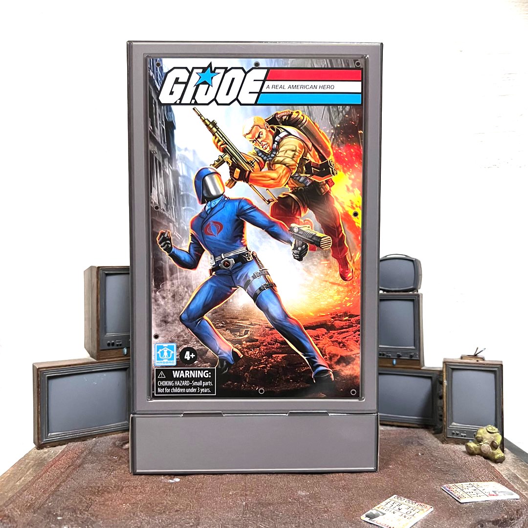 [In hand] Hasbro GI G.I. Joe 3.75 Origin Retro Duke and Cobra Commander ...