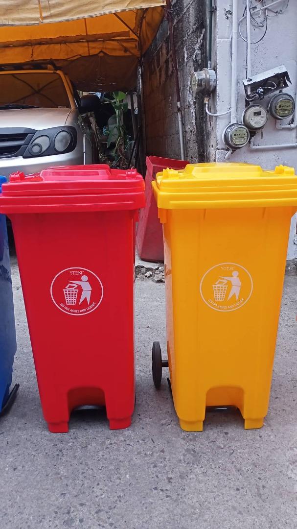 INDUSTRIAL TRASH BIN, Furniture & Home Living, Cleaning & Homecare ...