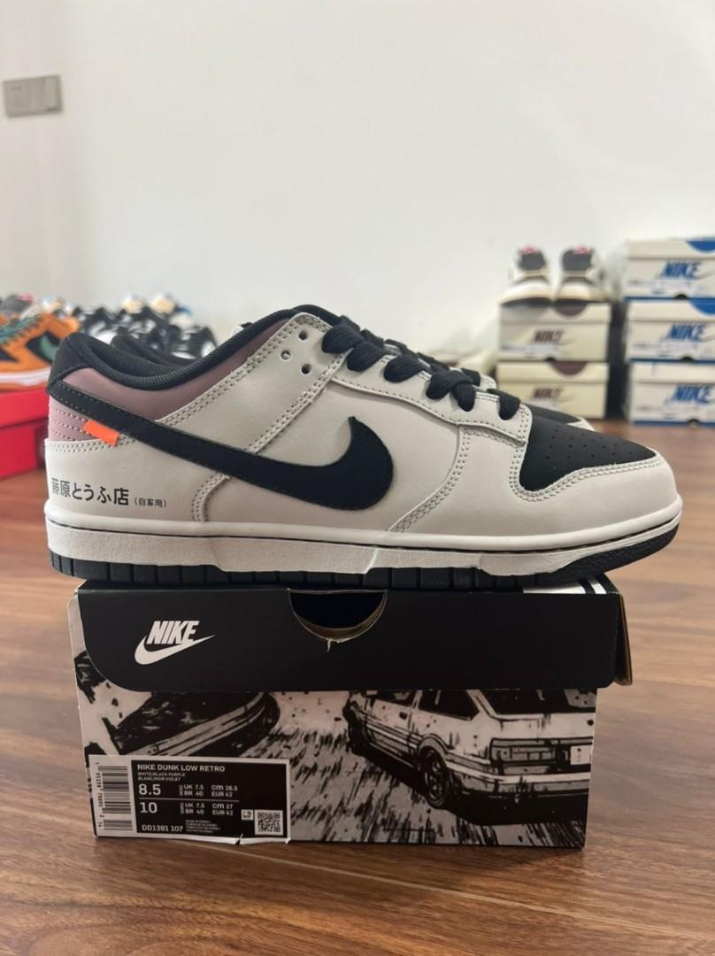 Initial D AE86 Trueno x Nike Dunks, Men's Fashion, Footwear, Sneakers ...
