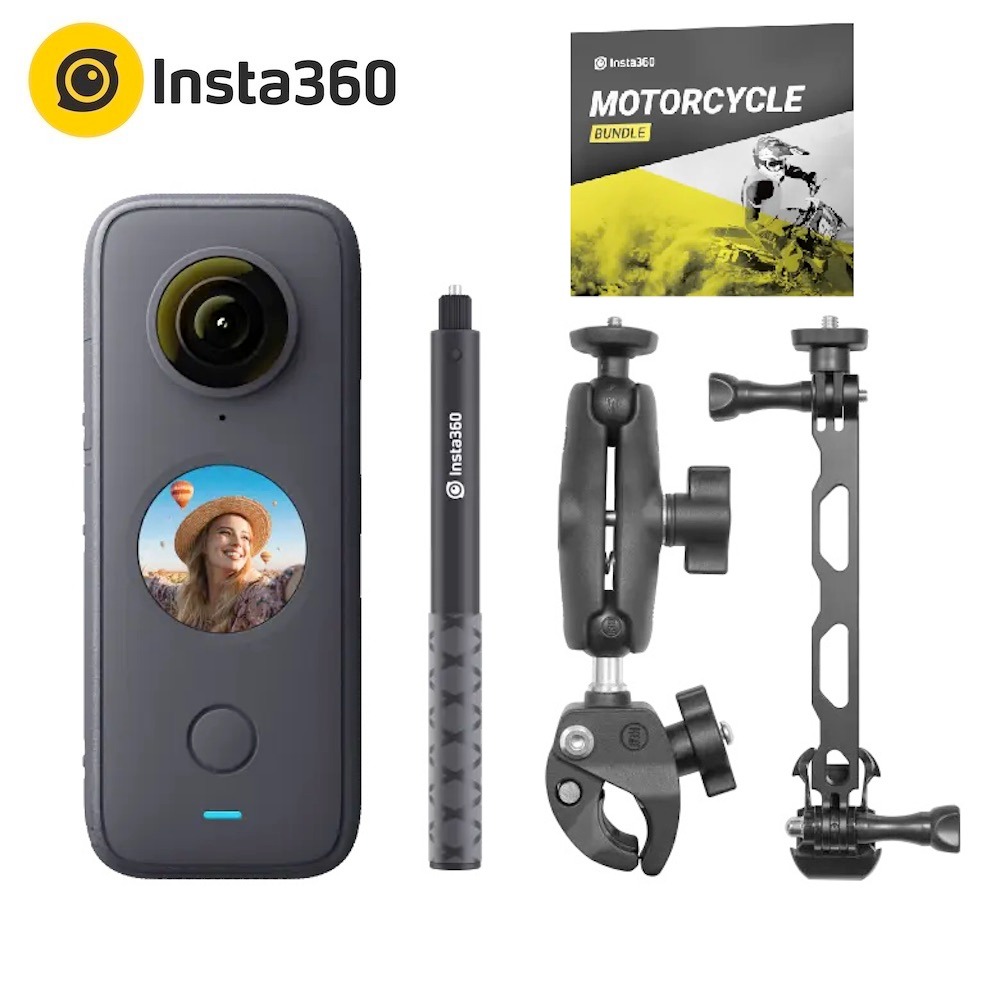 Insta360 ONE X2 360 Camera Motorcycle Bike Bundle Mount Kit ...