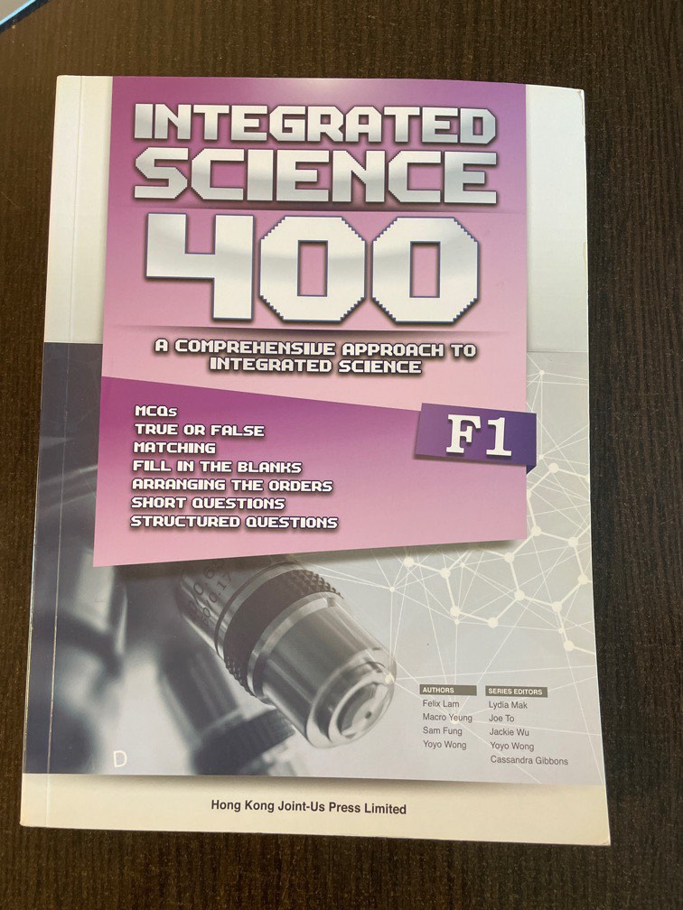 Integrated Science 400 (Form 1), 興趣及遊戲, 書本 & 文具, 教科書 - Carousell