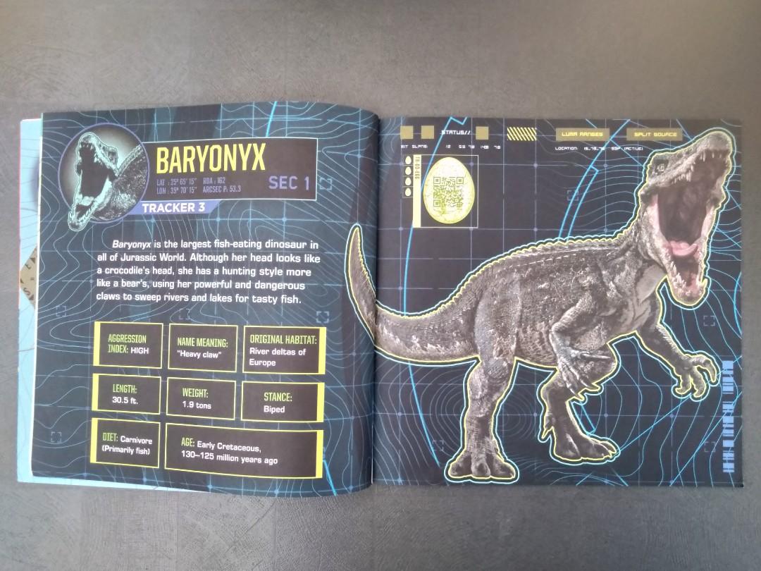 Jurassic Park Dinosaur Tracker Book, Hobbies & Toys, Books & Magazines ...