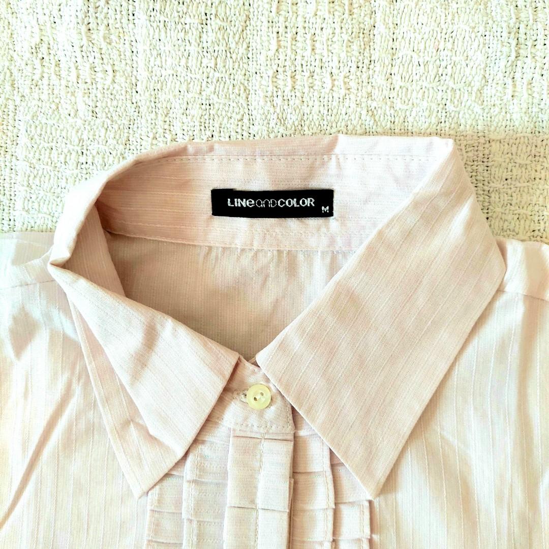 Kemeja Light Purple | Baju Kantor | Line and Color, Fesyen Wanita ...